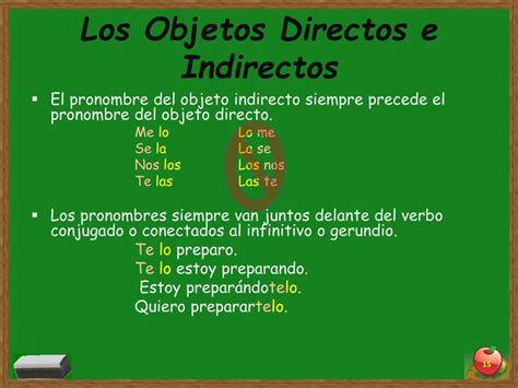 PPT Los Pronombres Del Objeto Directo E Indirecto PowerPoint
