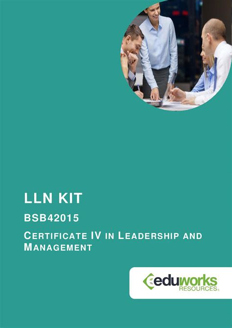 LLN Kit BSB42015 Certificate IV In Leadership And Management