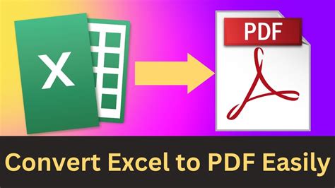 Convert MS Excel To PDF Online On PC Excel To PDF File Conversion