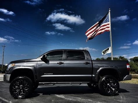 Custom Lifted Tundra Crewmax X Leather Fuel Assaults Toyo We