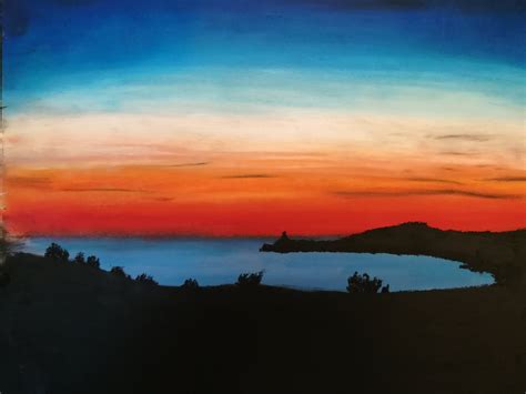 Carg Se Couch De Soleil Coucher De Soleil Soleil Peinture