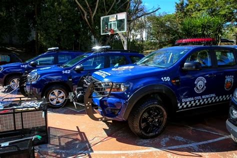 Prefeitura De Vinhedo Entrega Cinco Novas Viaturas Para A Guarda Civil
