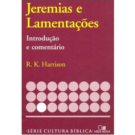 Livro Lamentações de Jeremias Editora Cultura Cristã Livros Livraria