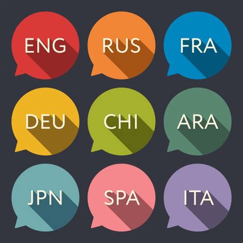 Vector Icono Idiomas Iconos De Idiomas Vector De Stock