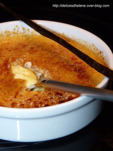 CREME BRULEE A LA VANILLE CLASSIQUE Les délices d Hélène Food