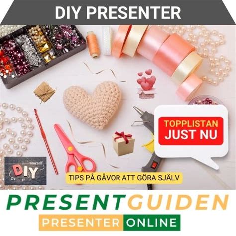 DIY presenter julklappar Topplistan på Do It Yourself saker