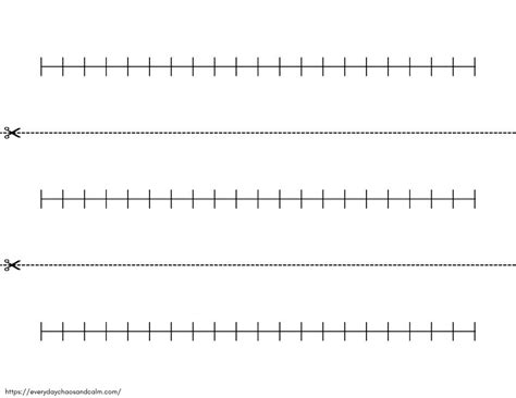 Printable Blank Number Lines With Boxes Free Printable Templates