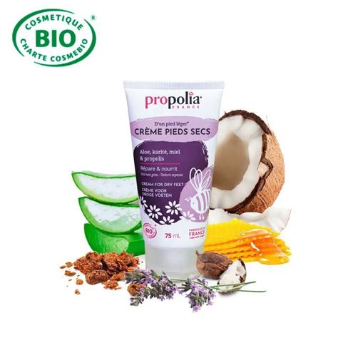 BIO krem do suchych stóp z Propolisem Aloesem Masłem Shea Lawendą