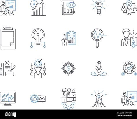 Road Mapping Line Icons Collection Navigation Direction Planning