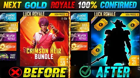 Next Gold Royale Free Fire 2021 Upcoming New Gold Royale Bundle