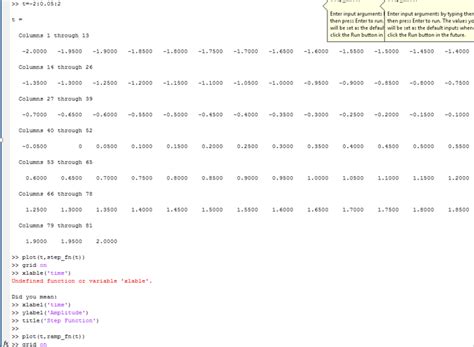 Matlab Fun Ramp And Step Function Matlab Code
