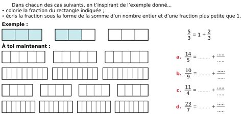 Devoir Maison Maths 6ème Fractions Ventana Blog