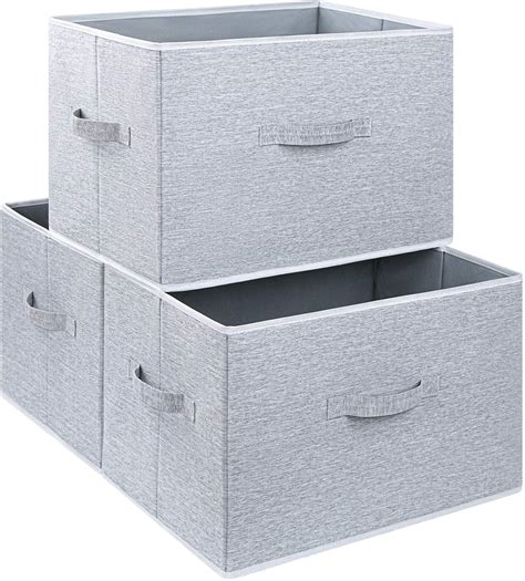 DIMJ Boite Rangement Lot De 3 Cube De Rangement Ouvertes Pliables