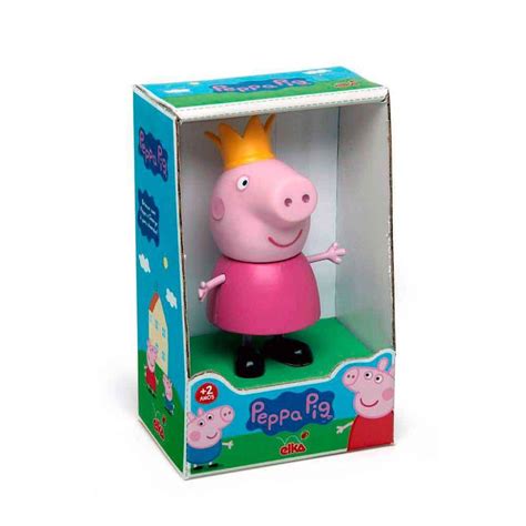 Kit Bonecos Porquinhos George Pig Peppa Pig Princesa 15cm Brinquedo