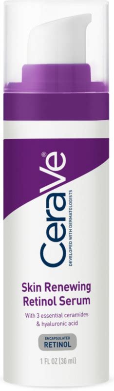 Cerave Skin Renewing Retinol Serum Is A Daily Retinol Serum That Reduces The Appearance Of Fine