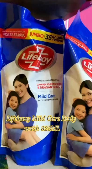 Lifebuoy Sabun Mandi Cair Mild Care Refill 825ML Twin Pack Lazada