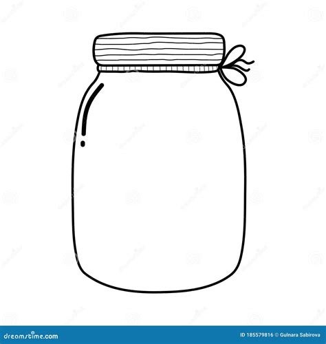 Elemento Aislado De Frasco Blanco Y Negro Ilustraci N Del Vector The