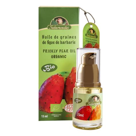Olej z Nasion Opuncji Figowej BIO 15ml Z Pompką Saharacactus