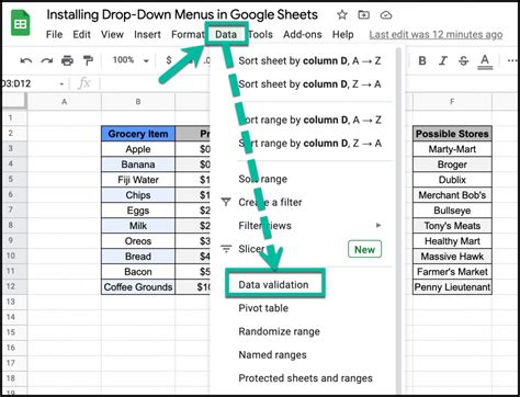 How To Add Drop Down Menu In Google Docs Printable Online