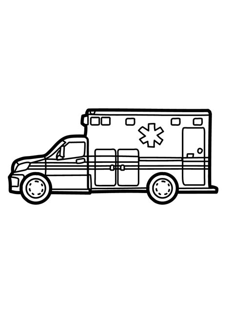 Imágenes De Ambulancias Gratis Para Colorear Ambulancias Para