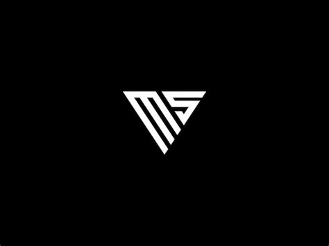 Diseño de logotipo ms Vector Premium