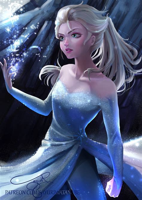 Sayuri Watanabe Disney Princess Art Elsa Disney Princess Wallpaper