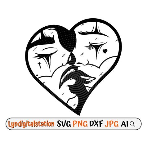 Chicano Lover Svg Couple In Love Clipart Romantic Love Cut Etsy