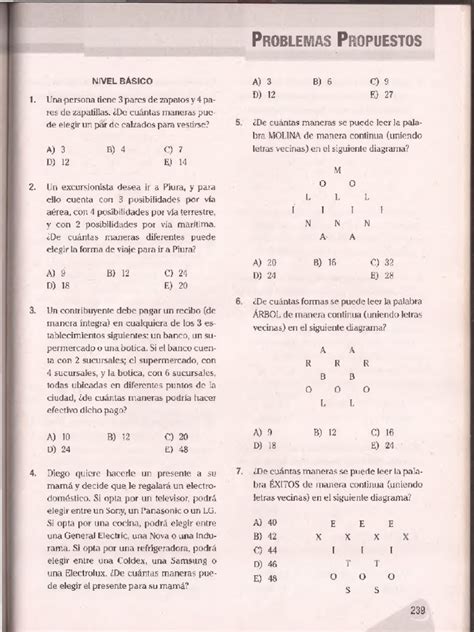 analisis combinatorio pdf pdf