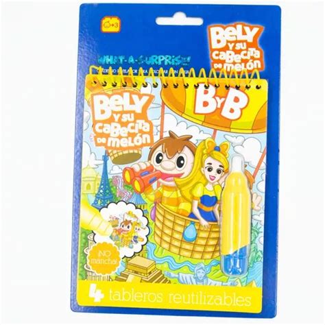 Libro De Colorear Mágico Para Pintar Con Agua Bely Y Beto V2 MercadoLibre