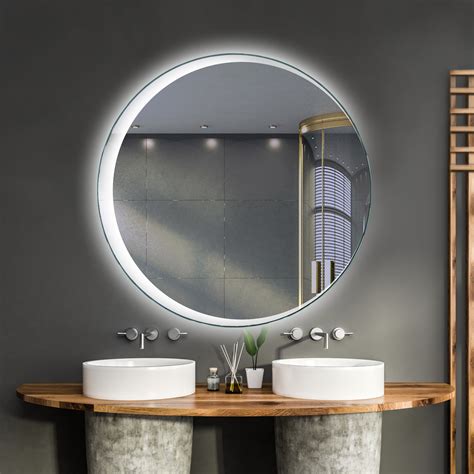 Badspiegel AY Rund Mit LED Beleuchtung Glaswerk24