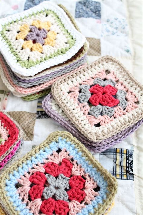 Adding A Chain Round To Granny Squares A Tutorial Artofit