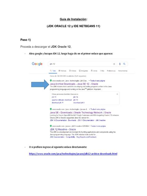 guia de instalacion java 11 netbeans pdf pdf entorno de desarrollo integrado frijoles