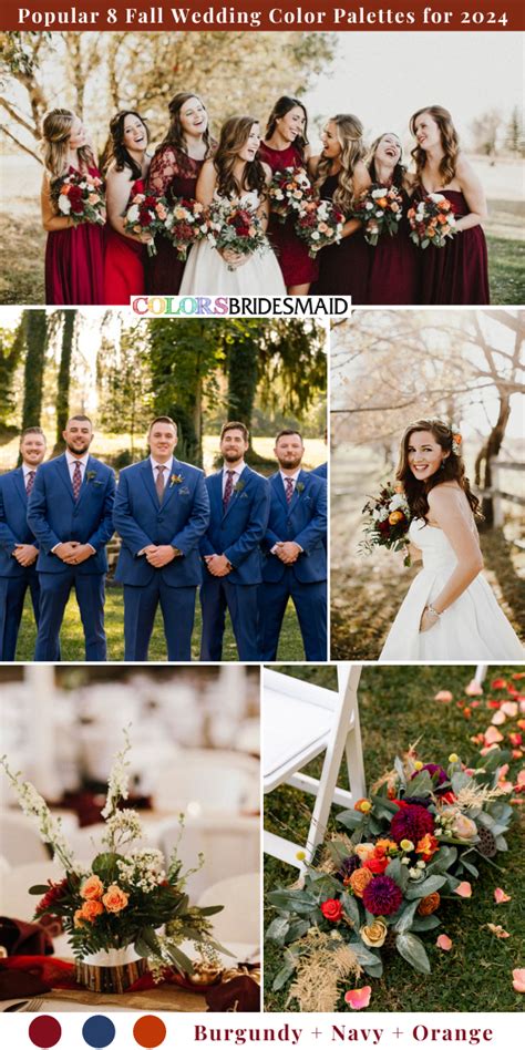 Fall 2024 Wedding Colors Ideas Vanni Jaquelin