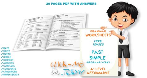 Irregular Verbs Worksheets Pdf A Past Simple