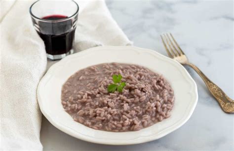 Risotto Al Vino Rosso BurroFuso