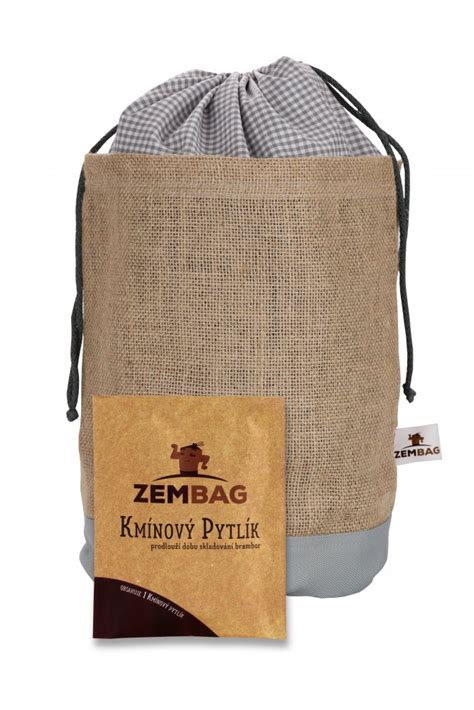 Šedý Zembag na 2 5 kg brambor Zembag BIOSTORE pytle na skladování
