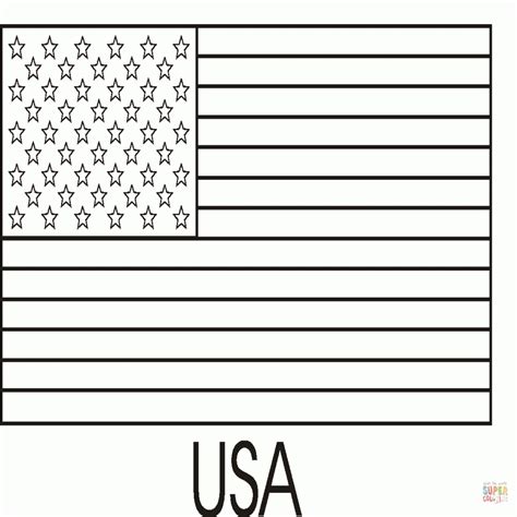 Dibujos De Banderas De Estados Unidos Para Colorear Para Colorear The