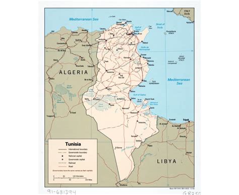 Maps Of Tunisia Collection Of Maps Of Tunisia Africa Mapsland