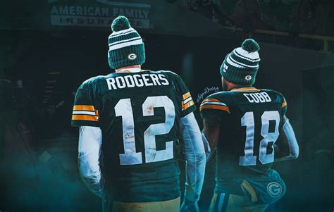 Aaron Rodgers And Randall Cobb Wallpapers Wallpaper Cave