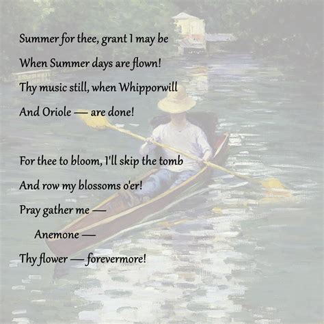 Daily Emily Dickinson Summer For Thee Grant I May Be Emily Dickinson Dickinson Dickinson Poems