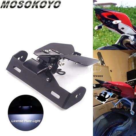 Soporte para matrícula trasera de motocicleta accesorio eliminador de