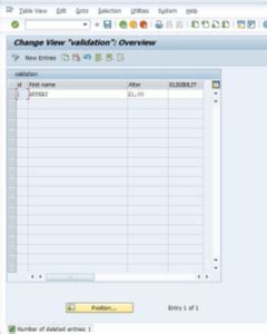 Validation Of Table Maintenance Generator SAP ABAP