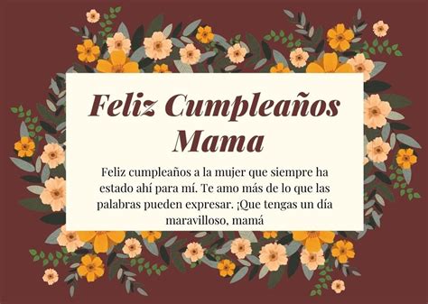Frases De Feliz Cumplea Os Mam Con Im Genes Formas Sinceras Y