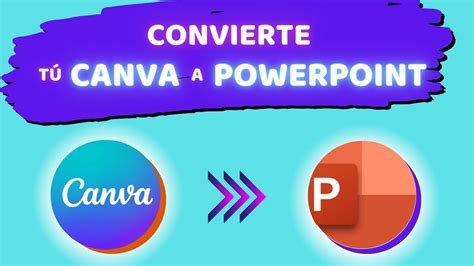 Cómo Convertir una Presentación de Canva a PowerPoint YouTube