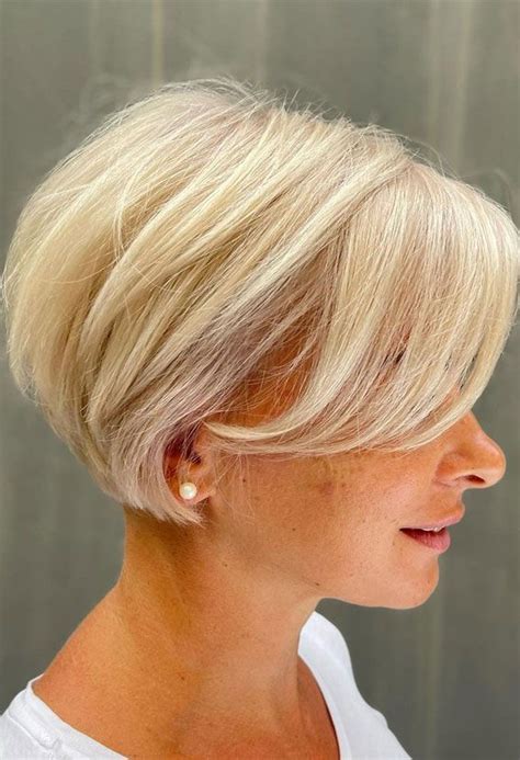 Layered Bob Haircuts For Very Short Blonde Layered Bob I Take