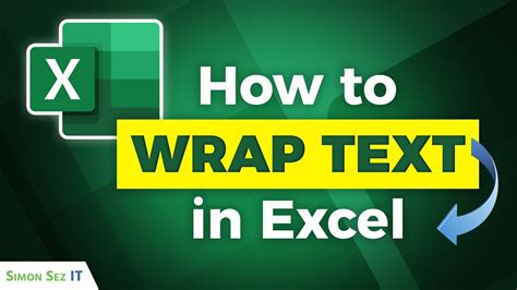 How To Wrap Text In Microsoft Excel YouTube