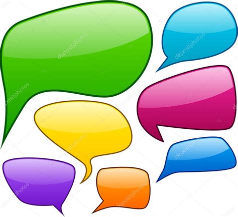 Vector Color Speech Bubbles Stock Vector Image By Maxborovkov 6703758