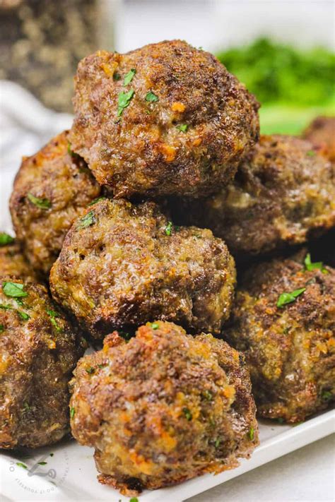 Air Fryer Meatballs In No Time At All Our Zesty Life