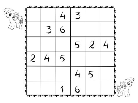 Plantillas de Sudoku para niños 6x6 descarga e imprime gratis