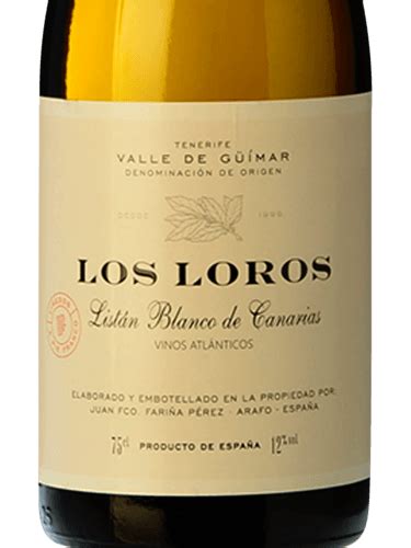2021 El Borujo Los Loros Listán Blanco de Canarias Vivino